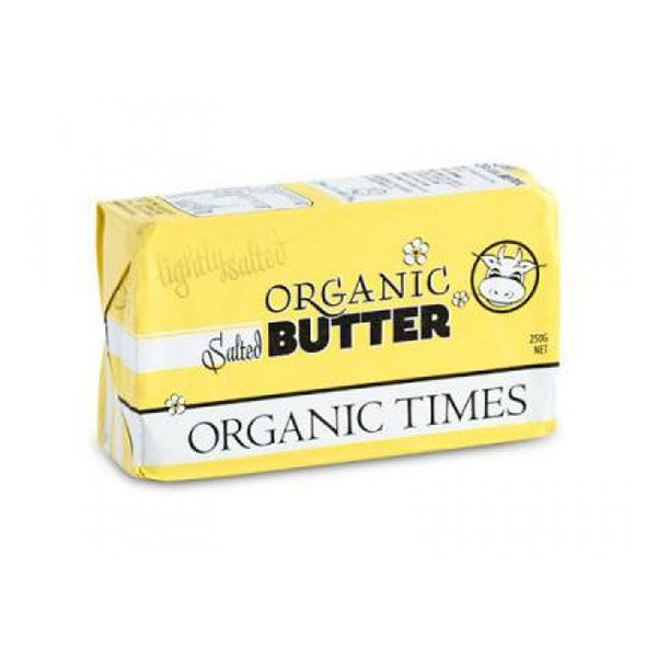 Organic Times - Organic Butter - Salted / 250g – The Goodness Grocer