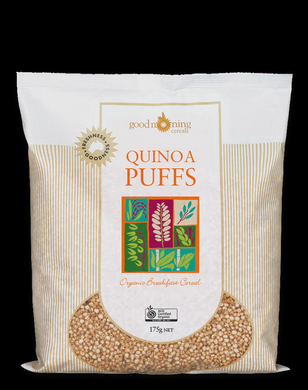 Good Morning Cereals | Quinoa Puffs / 175g – The Goodness Grocer