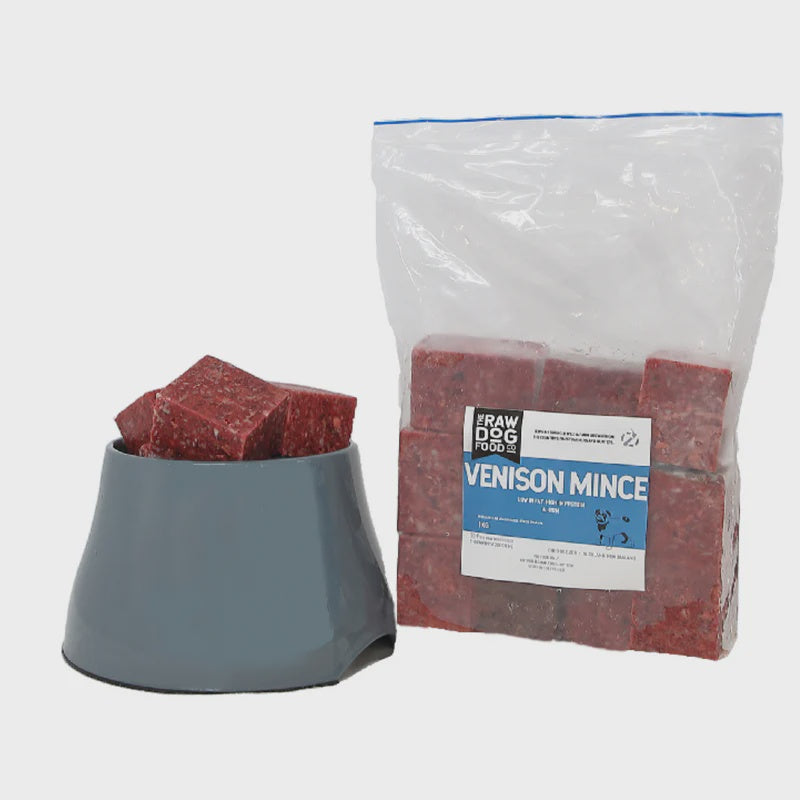 The Raw Dog Food Co - Venison Mince – The Goodness Grocer
