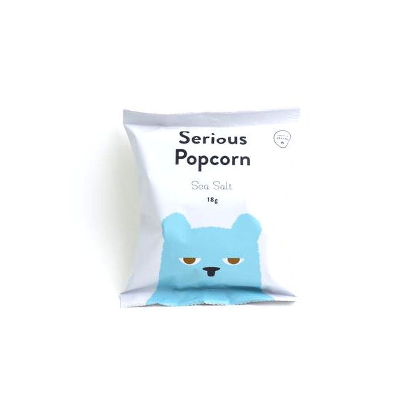 Serious Food Co - Serious Popcorn - Sea Salt / 18g – The Goodness Grocer